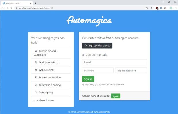 Automagica: Smart Robotic Process Automation (SRPA) platform for fully ...