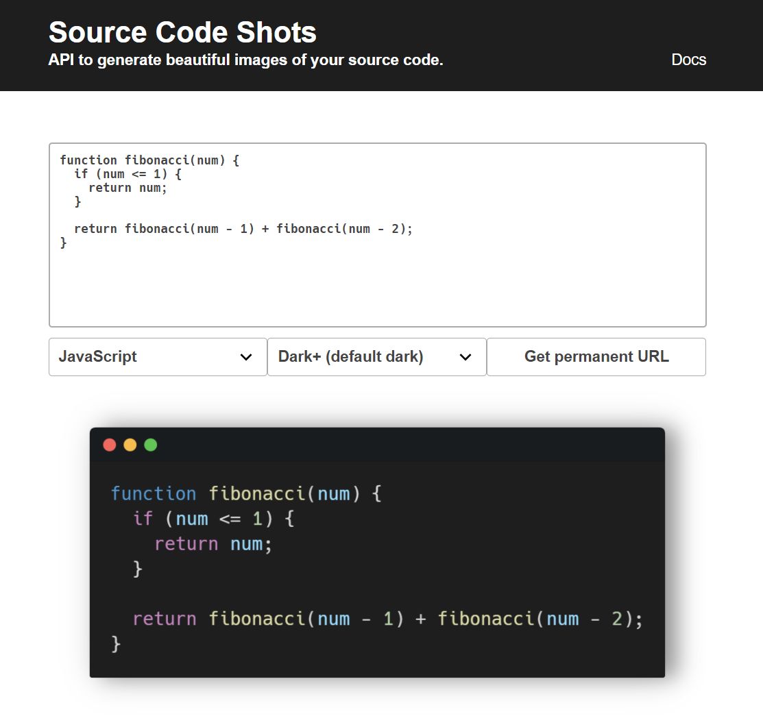 Source Code Shots Alternatives and Similar Sites / Apps | AlternativeTo