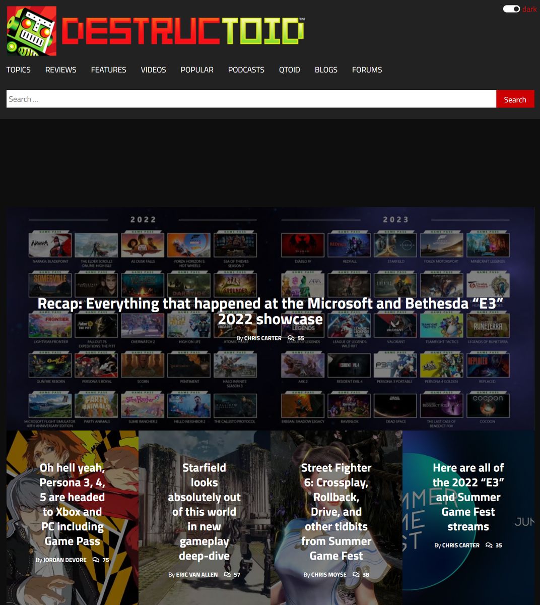Destructoid Alternatives and Similar Sites & Apps | AlternativeTo
