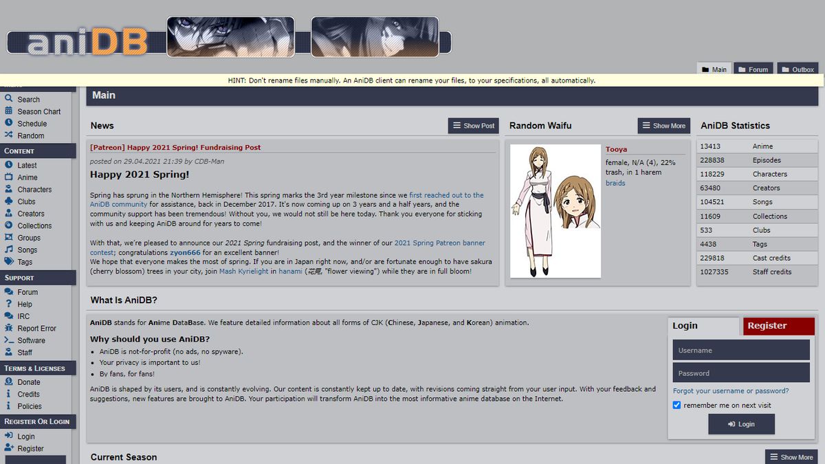 AniDB: App Reviews, Features, Pricing & Download | AlternativeTo