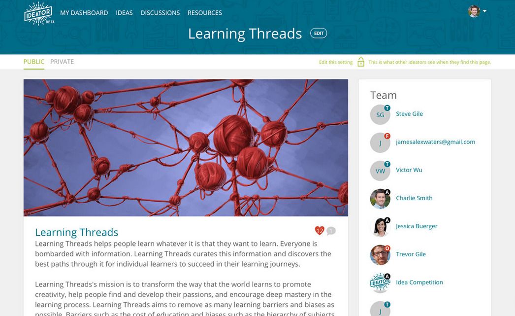 Ideator Alternatives and Similar Sites & Apps | AlternativeTo
