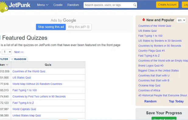 JetPunk: Since 2008, JetPunk has created hundreds of fun | AlternativeTo