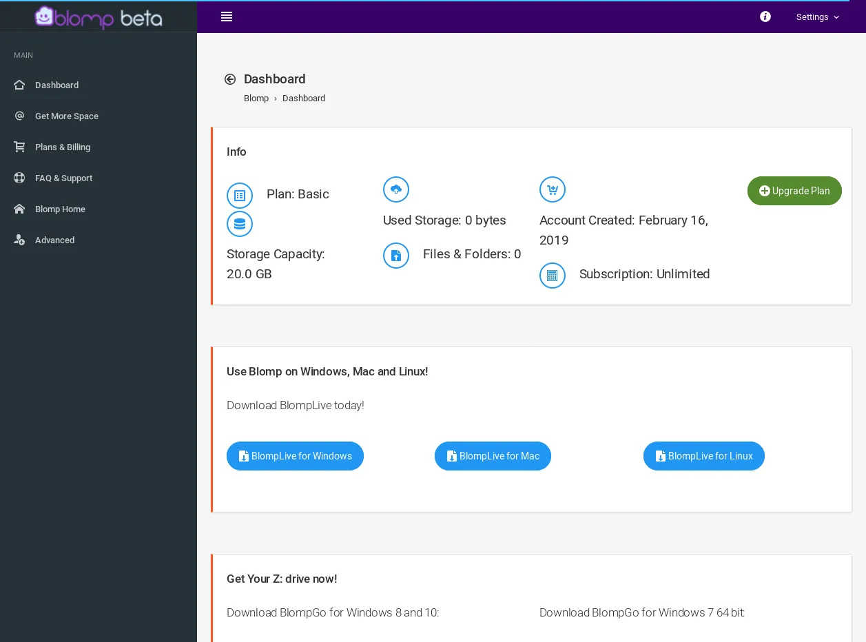 Blomp: Free cloud storage with sharing, backup, family focus, up to 2TB ...