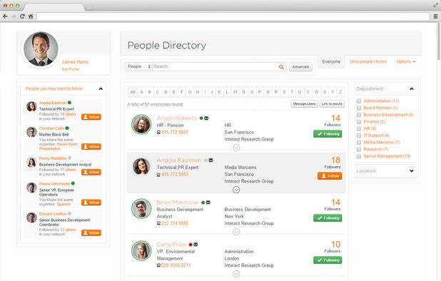Interact Intranet: Interact is intelligent intranet software | AlternativeTo