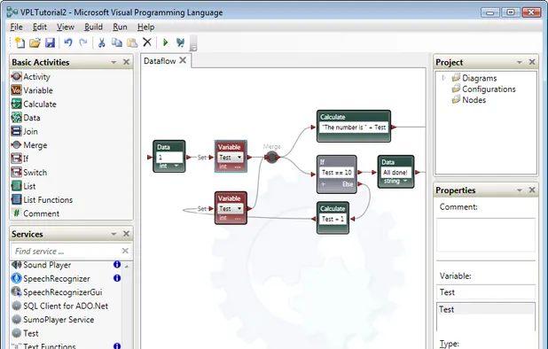 Microsoft Visual Programming Language: Microsoft VPL is an application ...