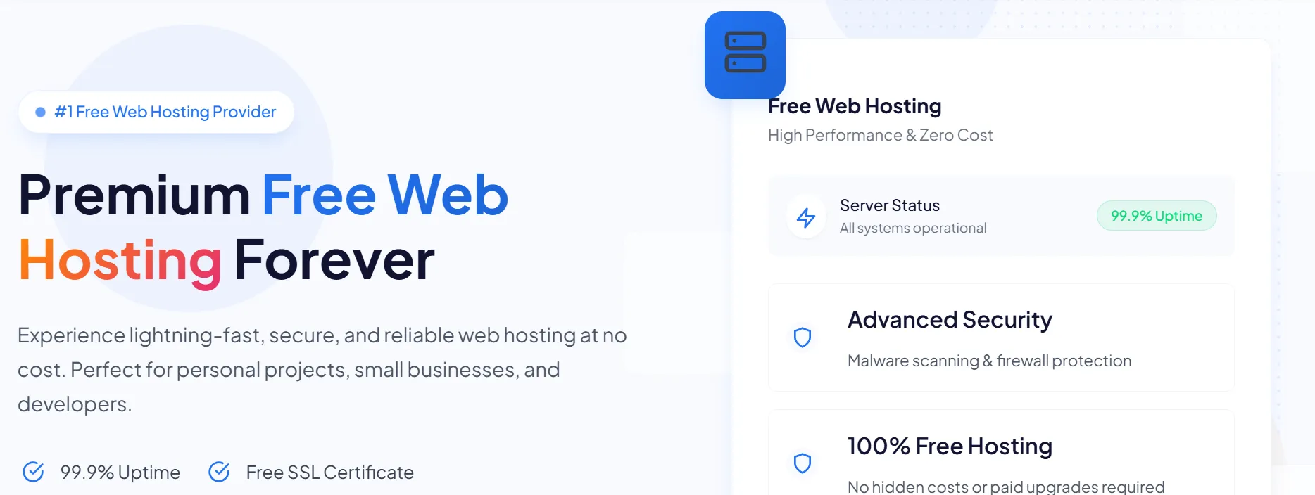 Free Web Host Alternatives: Top 1 Web Hosting Services & Similar ...
