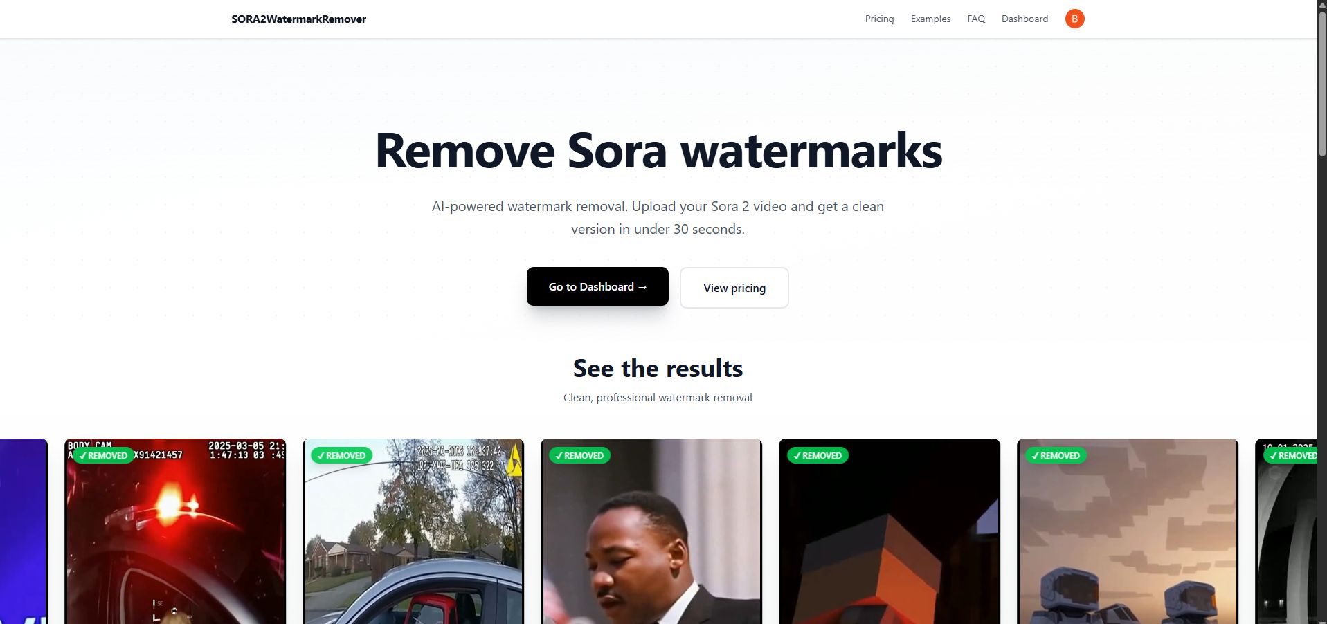 Sora 2 Watermark Remover: An AI-powered tool that automatically detects ...