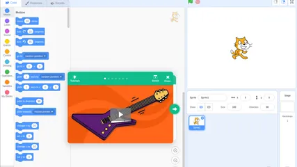 Scratch: Drag-and-drop visual programming language and platform for ...