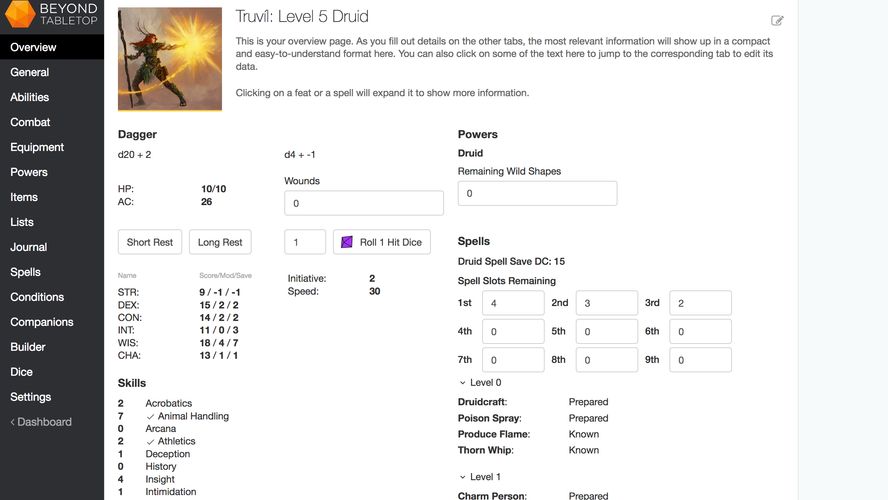 Beyond Tabletop: Set of tools for RPG players with easy-to-use online ...