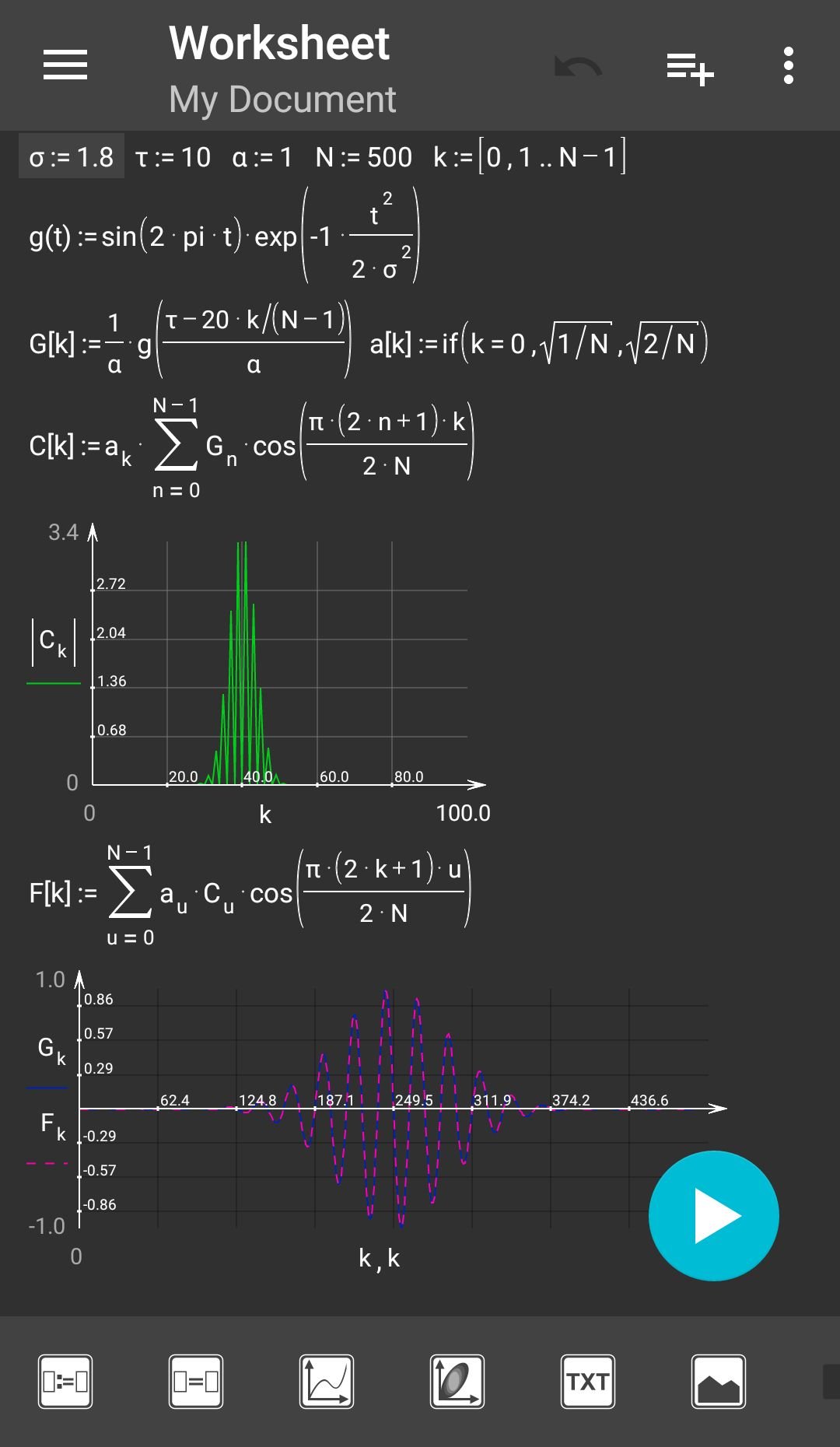 microMathematics Plus: Scientific graphing calculator and function plotter on Android oriented ...