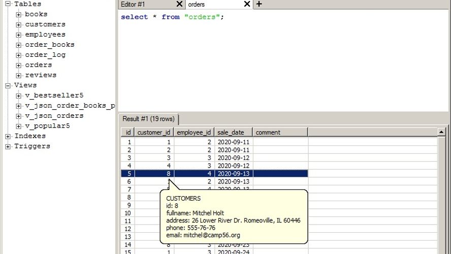 sqlite-gui: SQLite database editor for Windows. Small, simple ...