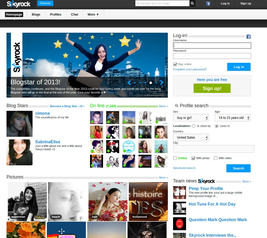 Skyrock Alternatives: 25+ Similar Social Networks and Blog Publishing ...