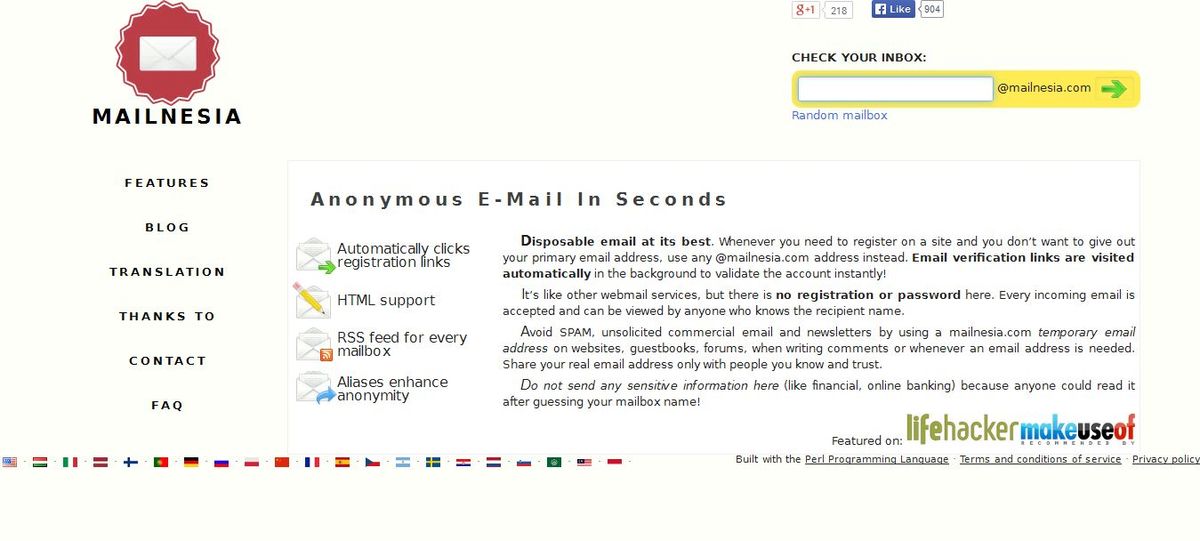 MailNesia Alternatives: 25+ Disposable Email Services and similar ...