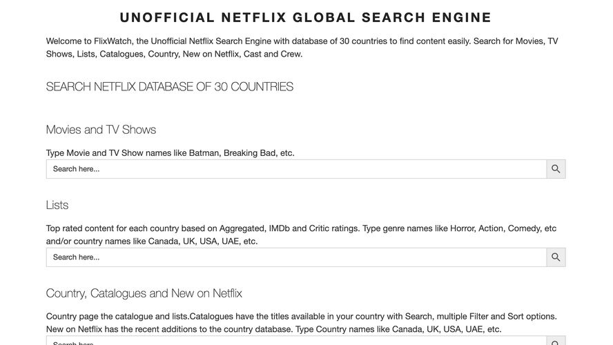 uNoGS Alternatives and Similar Sites & Apps | AlternativeTo