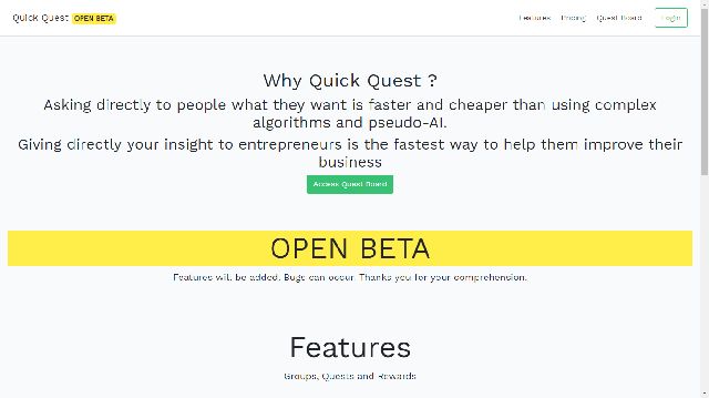 QuickQuest Alternatives and Similar Sites / Apps | AlternativeTo
