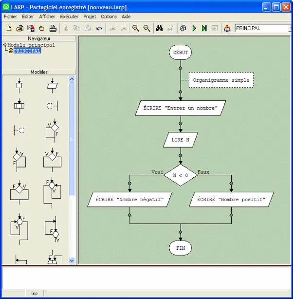 LARP: Educational software for teaching algorithms with pseudo-code and flowcharts | AlternativeTo
