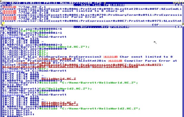 HolyC: Is very similar to regular C, so it's a very simple but powerful ... HolyC: Is very similar to regular C, so it's a very simple but powerful ...