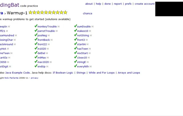 Codingbat: The online programming practice in java and | AlternativeTo