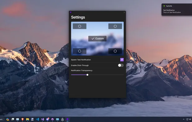 TopNotify: Move Windows notifications anywhere on the screen ...
