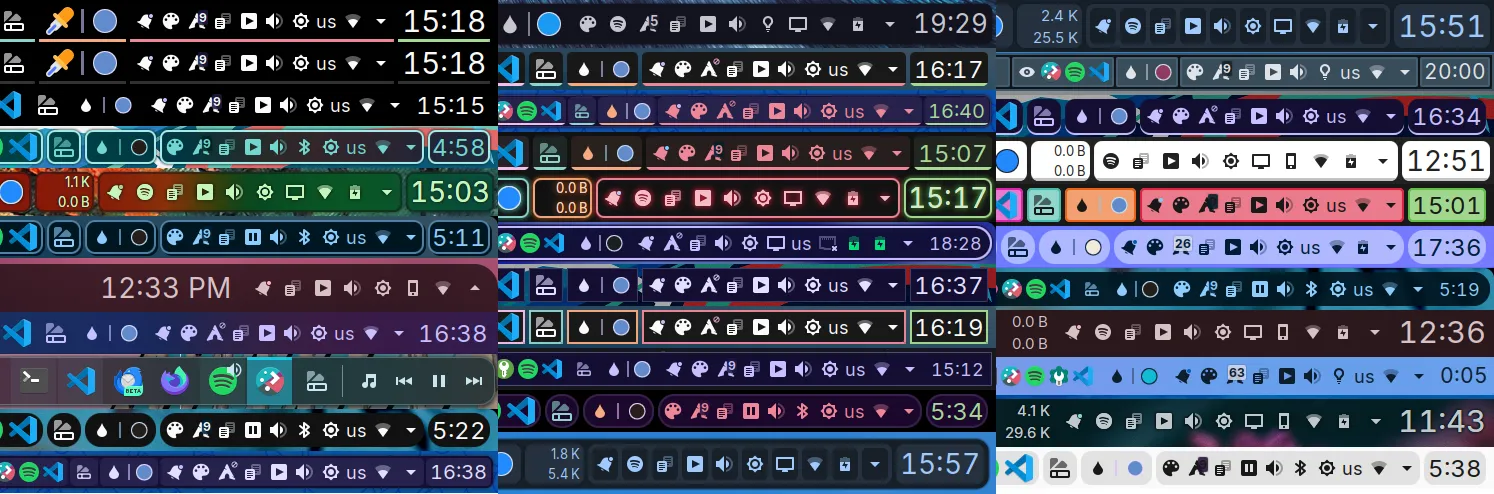 Panel Colorizer: Latte-Dock and WM status bar customization for the KDE ...