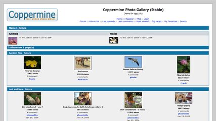 Coppermine Photo Gallery: Coppermine is a multi-purpose fully-featured ...
