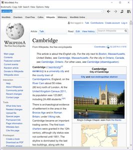WordWeb: International English dictionary and thesaurus program for ...