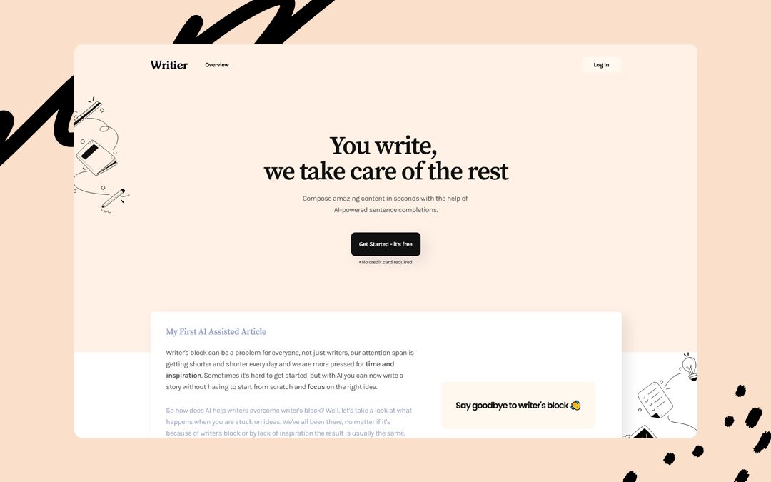 Writier: AI-Powered Writing Assistant | AlternativeTo
