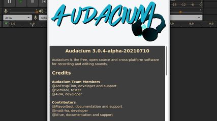 Audacium: Open source fork of Audacity with no telemetry and a couple ...