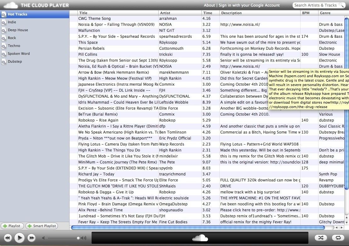 The Cloud Player Alternatives: Top 12 Audio Players & Similar Websites ...