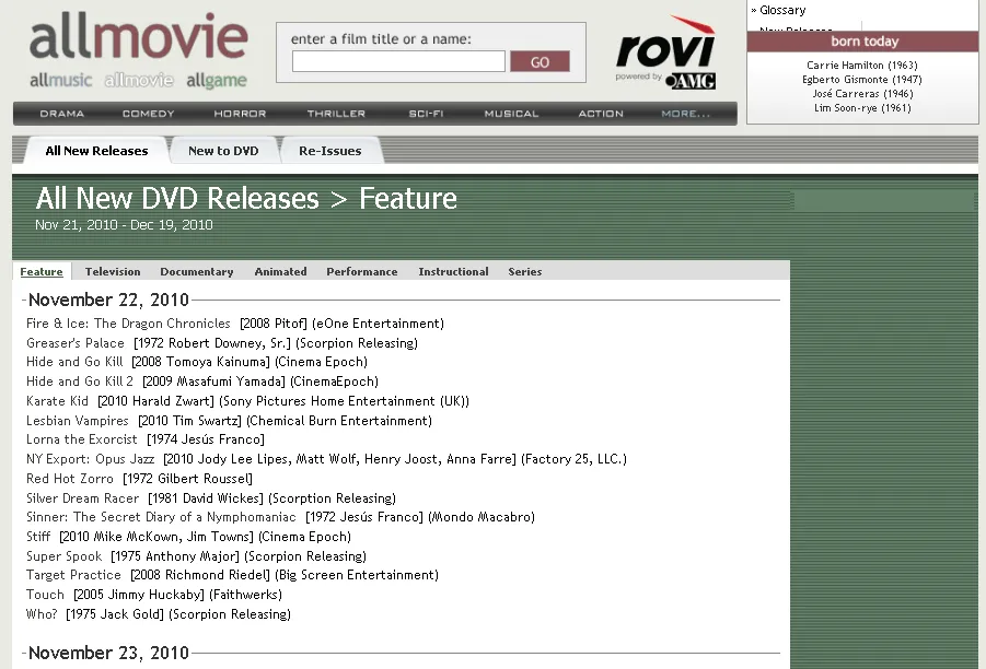 AllMovie Alternatives - Explore Similar Sites & Apps | AlternativeTo