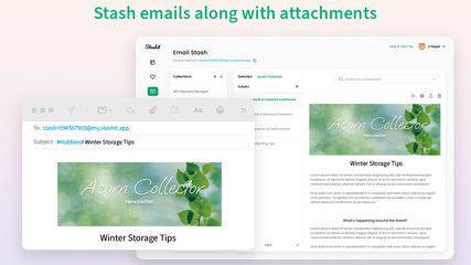 Stashit: Easily store and organize your emails, attachments, images ...