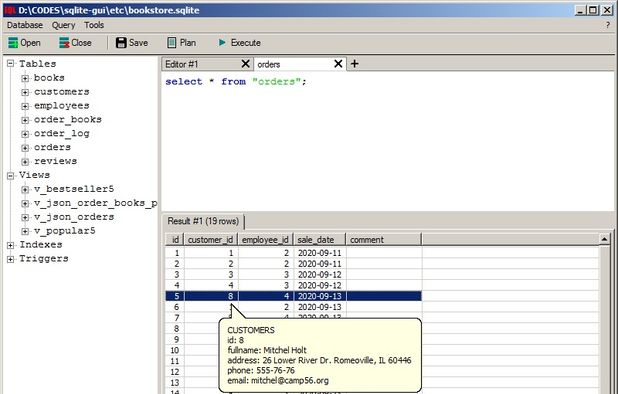 sqlite-gui: SQLite database editor for Windows. Small, simple, powerfull, fast, free | AlternativeTo
