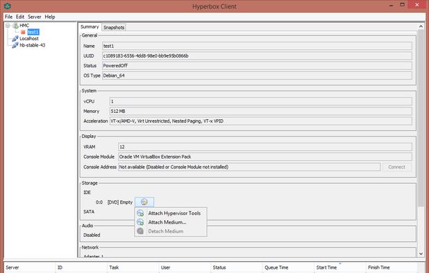 Hyperbox: Free hypervisor manager. It aims to provide a free alternative to commercial ...