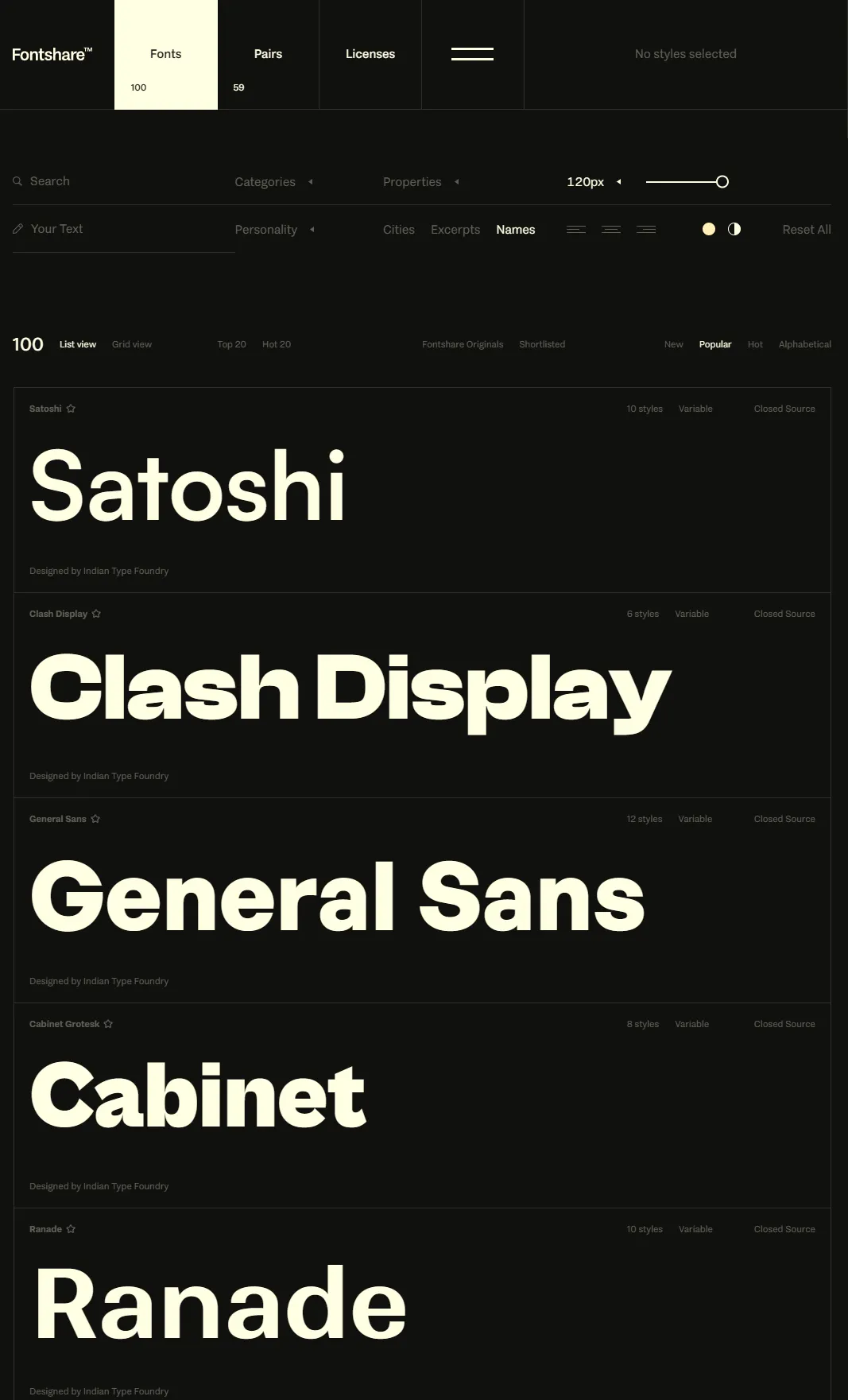 Fontshare: A free fonts service, making quality fonts accessible to all | AlternativeTo