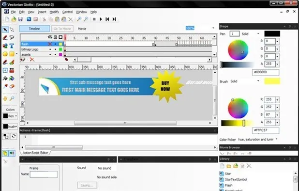 Vectorian Giotto: Simple flash animation | AlternativeTo