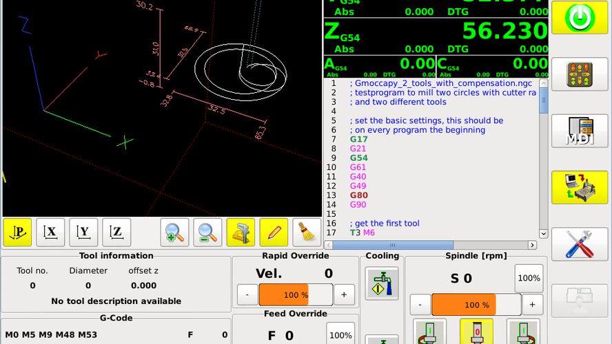 LinuxCNC: Controls CNC machines. It can drive milling machines, lathes ...