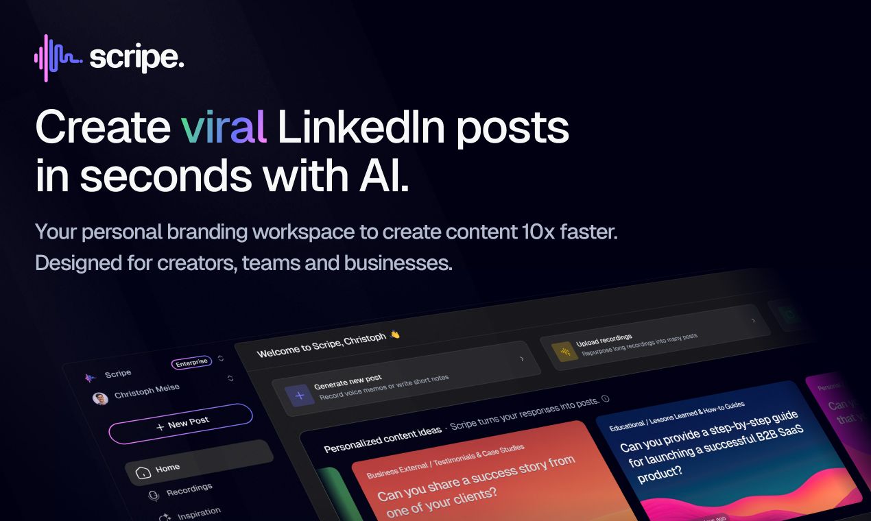 Scripe Alternatives and Similar Sites & Apps | AlternativeTo