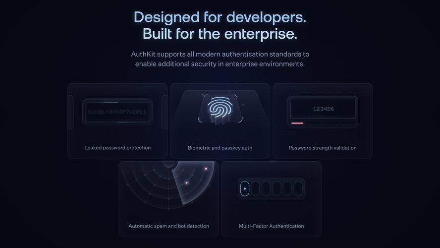 AuthKit: Radix-powered open source authentication UI built for effortless customizations ...