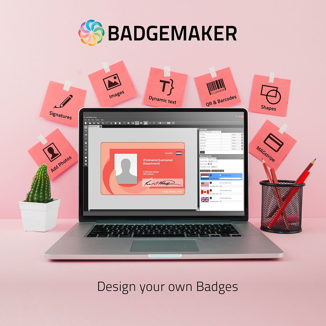 BadgeMaker: Full-featured ID Card Software that offers card design ...