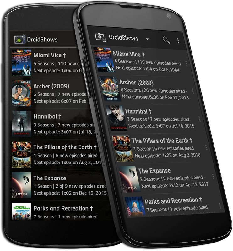 DroidShows Alternatives and Similar Apps | AlternativeTo