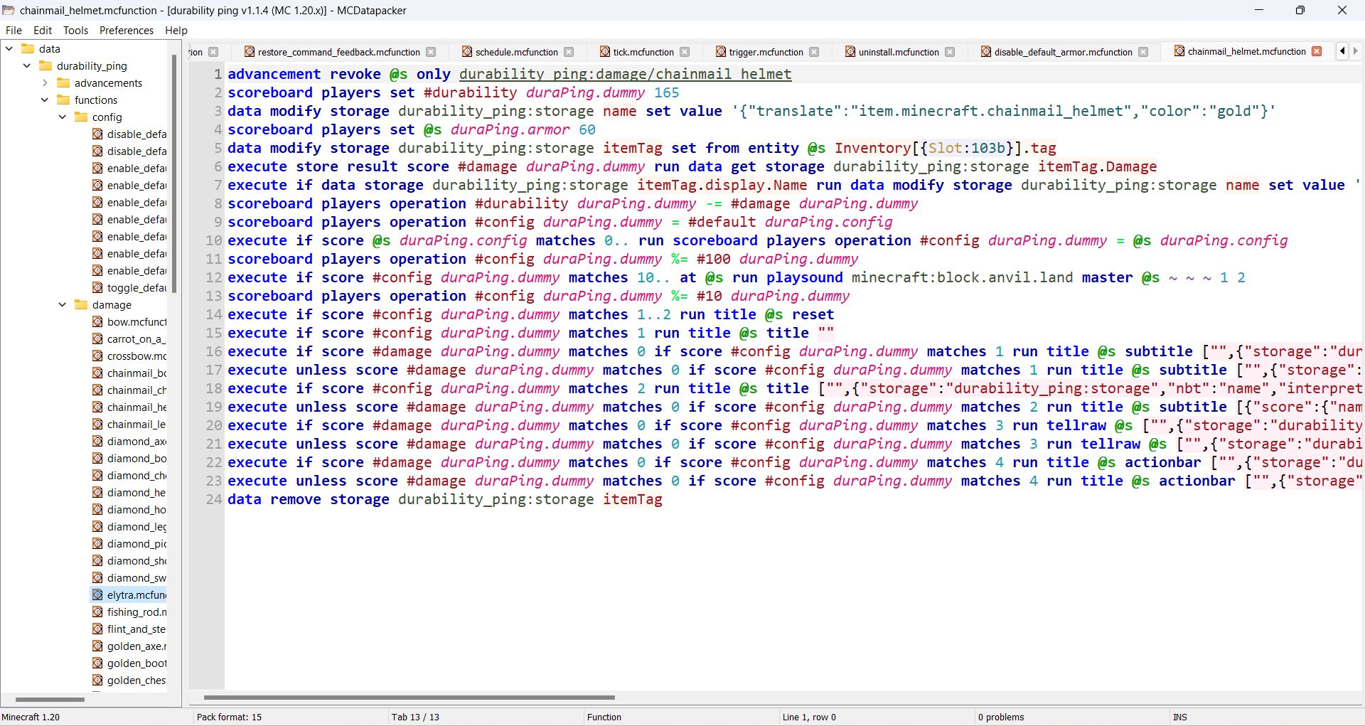 MCDatapacker: A Minecraft datapack maker and editor for 1.15 – 1.20 data packs | AlternativeTo