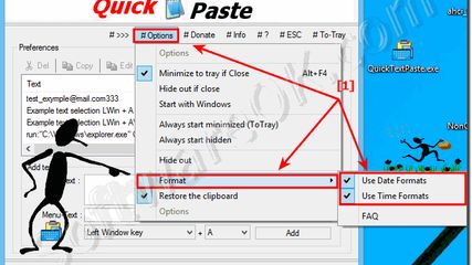 QuickTextPaste: Quick paste text is a small portable program that allows you to insert (paste ...