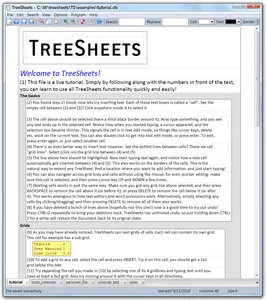 TreeSheets: A "hierarchical spreadsheet" that is a great replacement ...