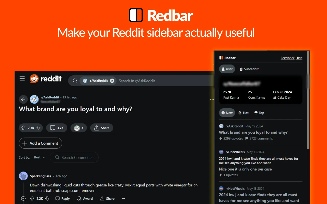 Redbar: Sidebar for Reddit Alternatives: Top 6 Reddit Addons & Similar ...