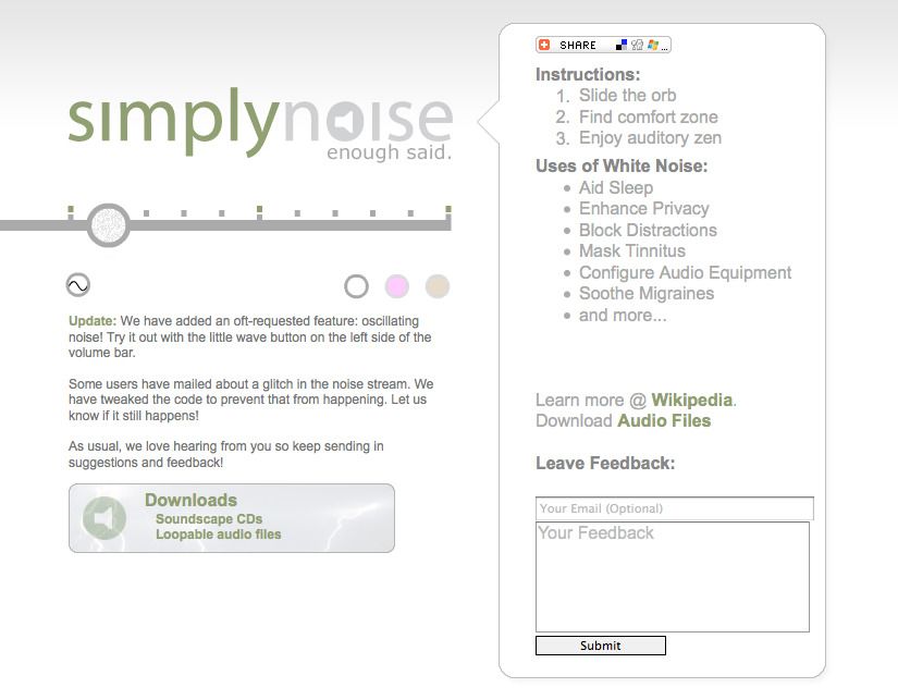 SimplyNoise Alternatives and Similar Apps / Services | AlternativeTo