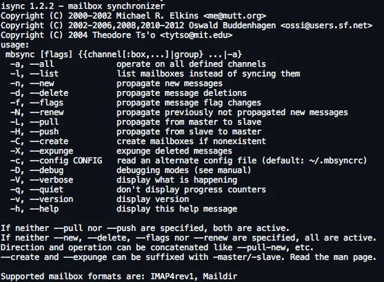 isync (mbsync): App Reviews, Features, Pricing & Download | AlternativeTo