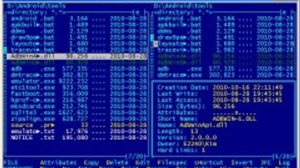 ZTreeWin: Fast and flexible text-mode file/directory manager for all ...