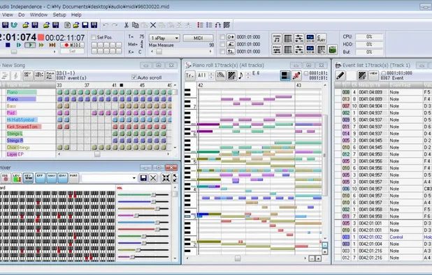 Music Studio Independence/Producer: Lightweight MIDI sequencing DAW ...