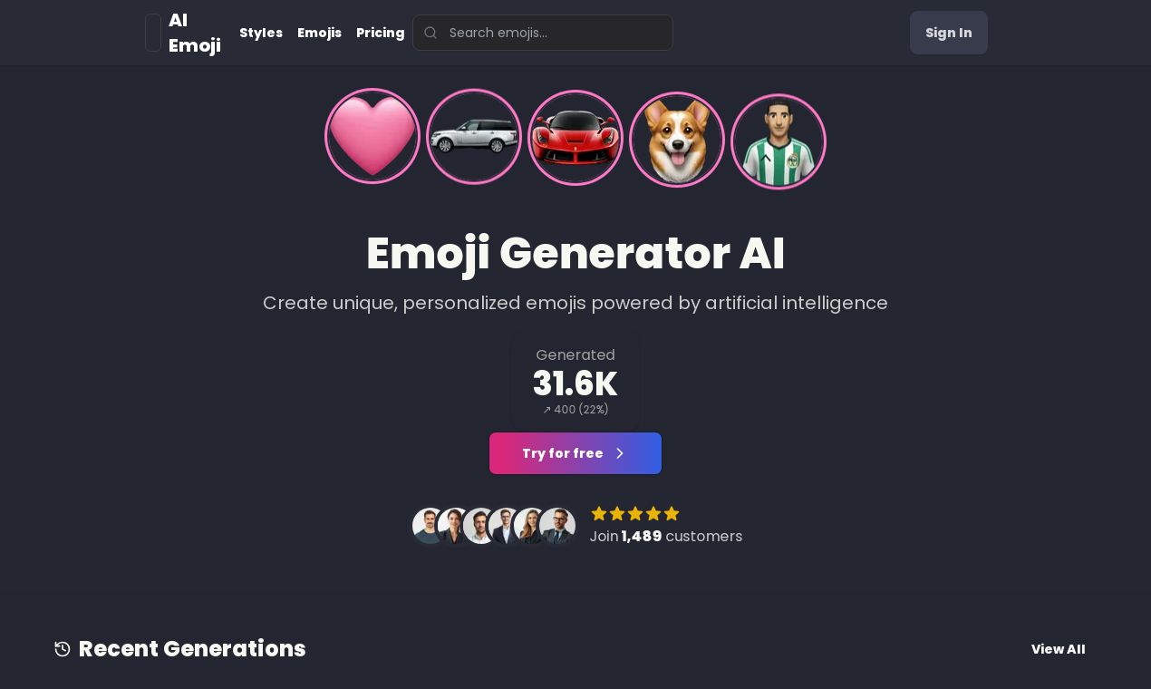 Emoji Generator AI: Create unique, personalized emojis powered by AI ...