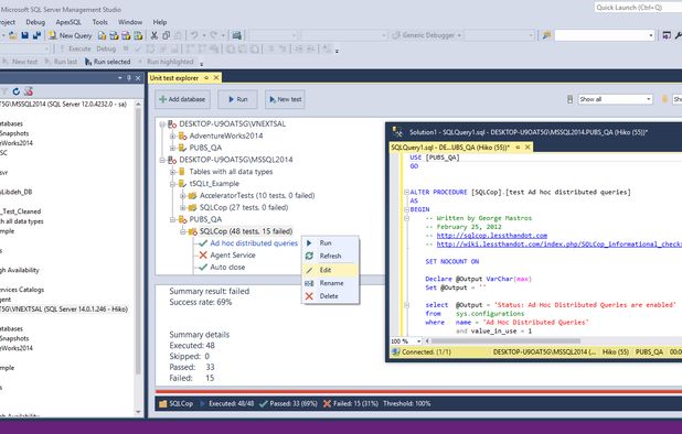 dbForge Unit Test for SQL Server Alternatives and Similar Software ...